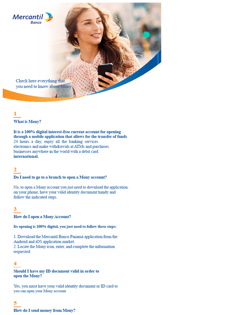Open a Mony Digital Account Easily | PDF