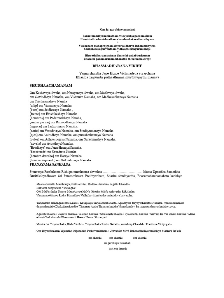 sandhya | PDF | Deidades hindúes | Mitología hindú