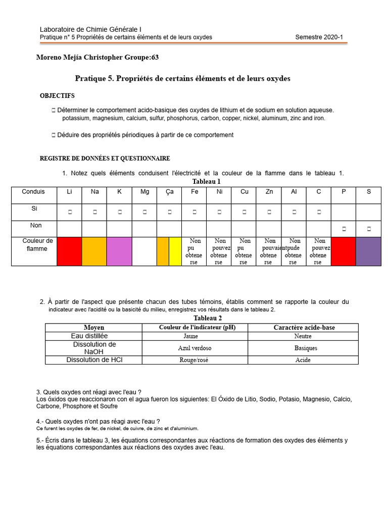 Propriétés acido-basiques des oxydes métalliques | PDF | Métaux | Oxyde