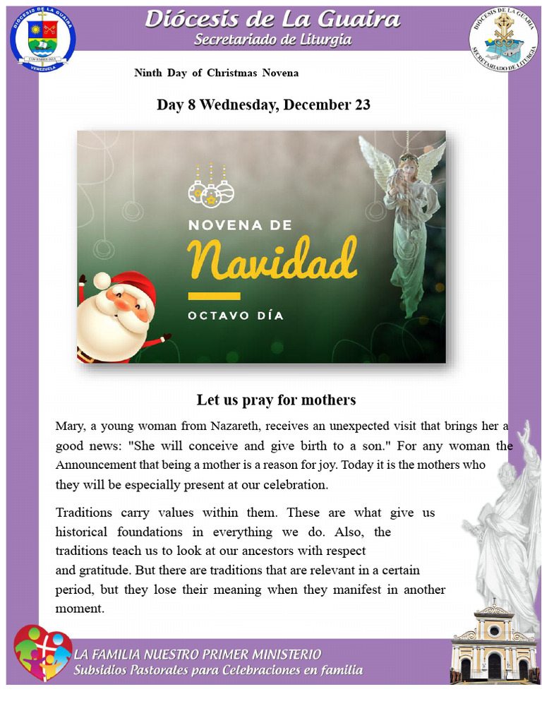 Ninth Day of Christmas Novena Prayer | PDF | Jesus | Prayer