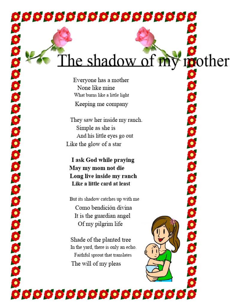 Lyrics The Shadow of My Mother | PDF