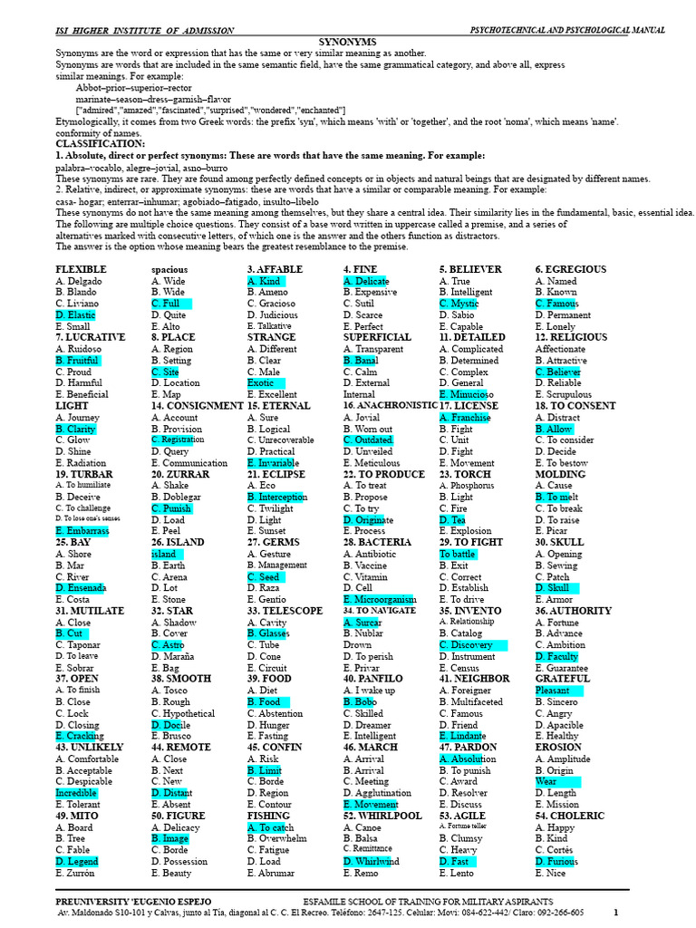142407016-Verbal-Reasoning-Summary-With-Answers.pdf | PDF | Word | Linguistics