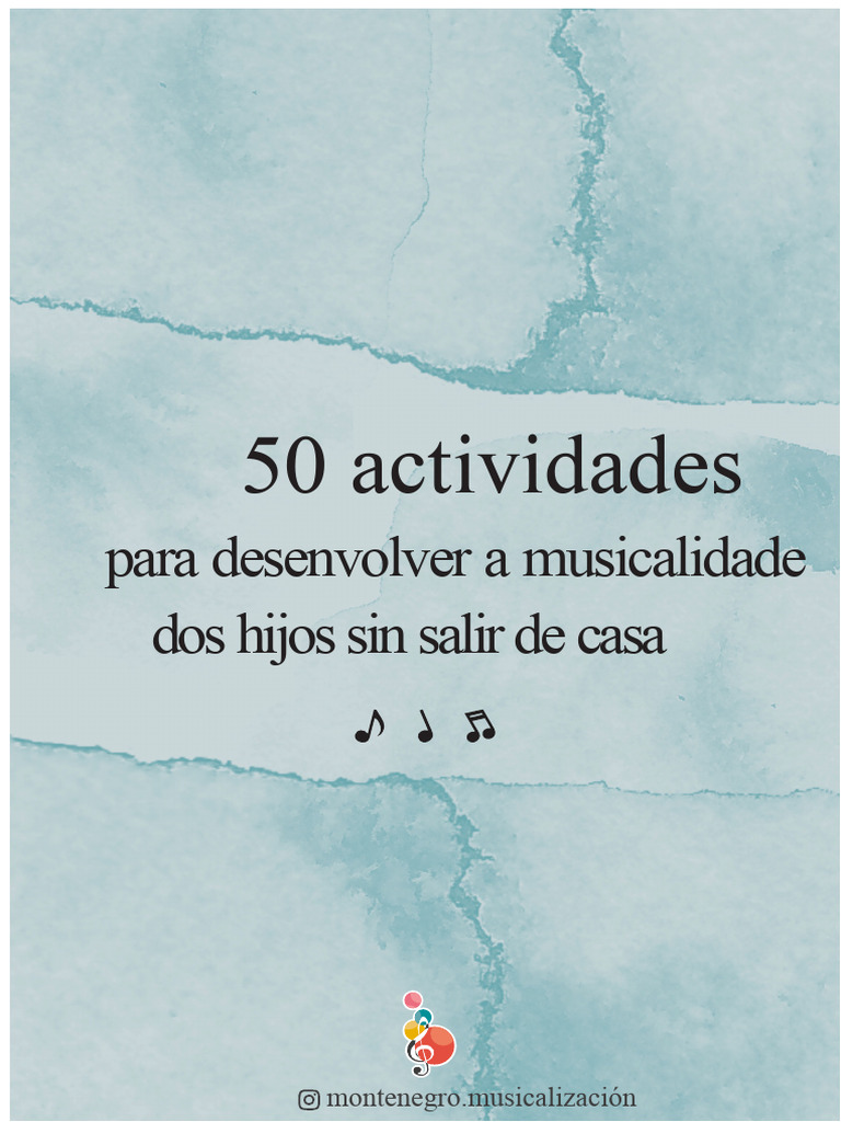 50 Actividades Musicales en Casa | PDF | Kit de batería | Aprendizaje