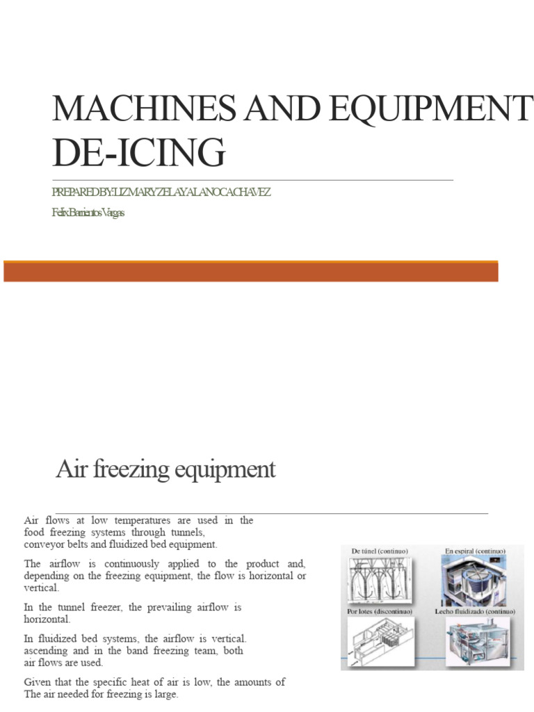 Machines and Freezing Equipment... | PDF | Refrigerator | Fluidization