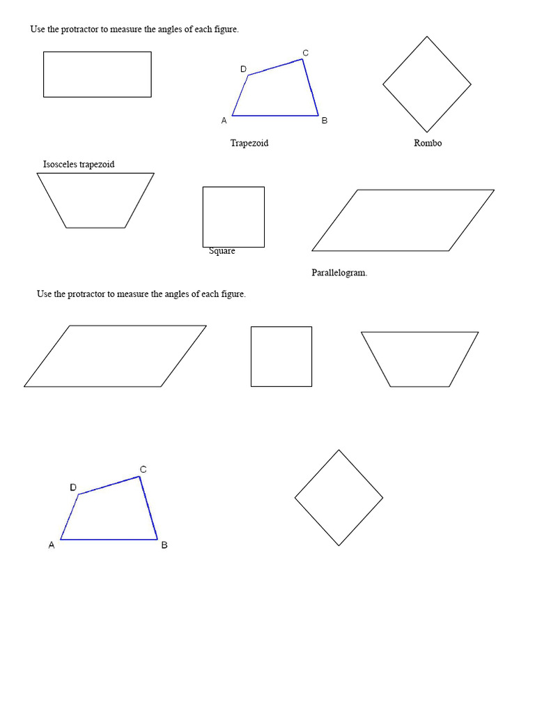Quadrilaterals Activities | PDF