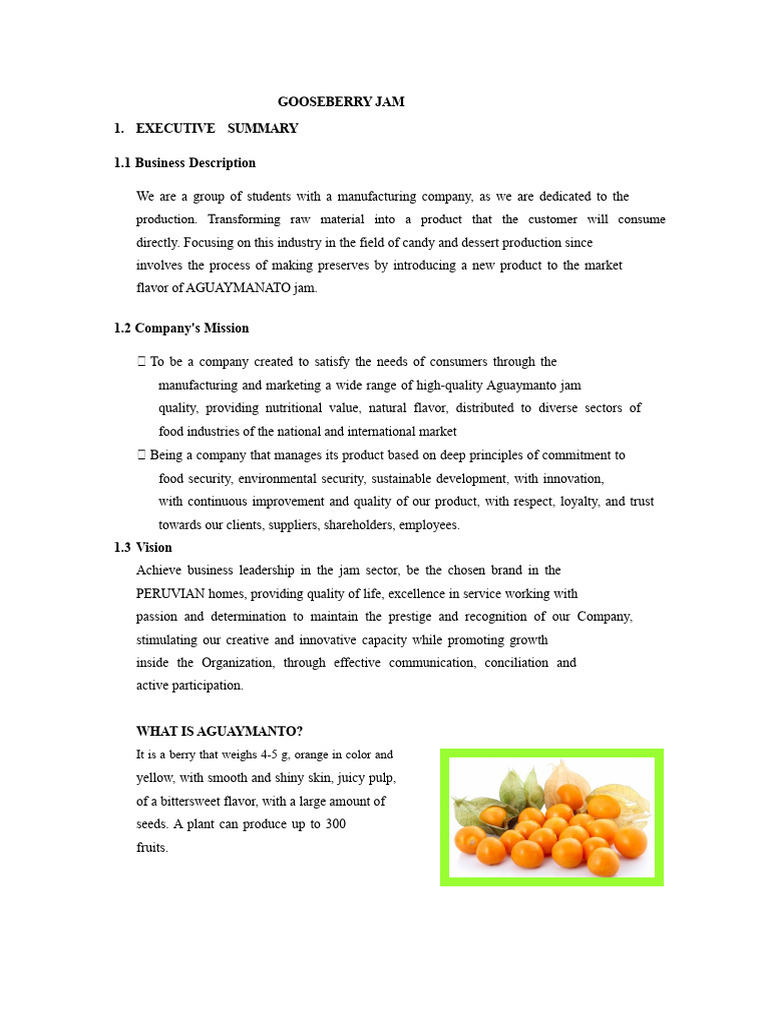 Goldenberry Jam | PDF | Survey Methodology | Fruit Preserves