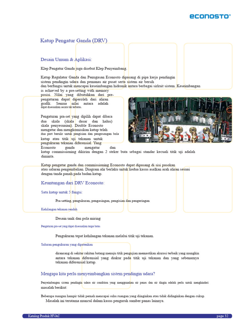 Katup Pengatur Ganda [2920W] | PDF