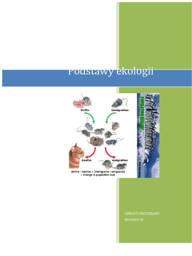 Atrybuty Populacji - Ekologia | PDF