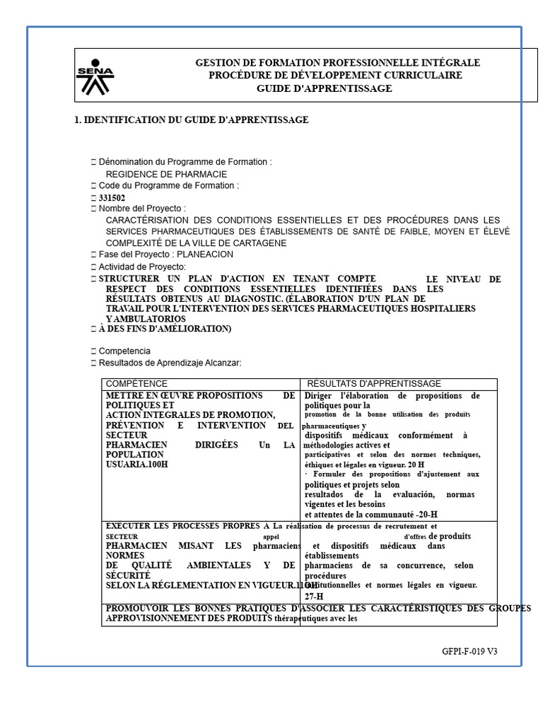Guide de Formation en Régence de Pharmacie | PDF | Pharmacologie ...