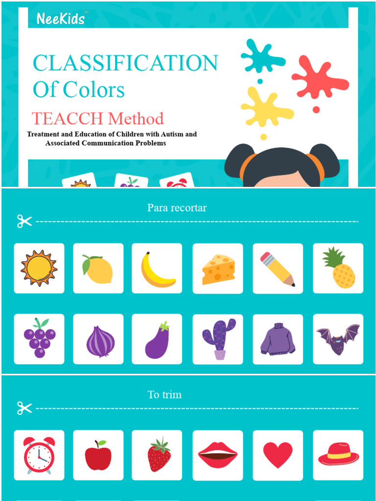 Color Classification TEACCH Method - Neekids | PDF