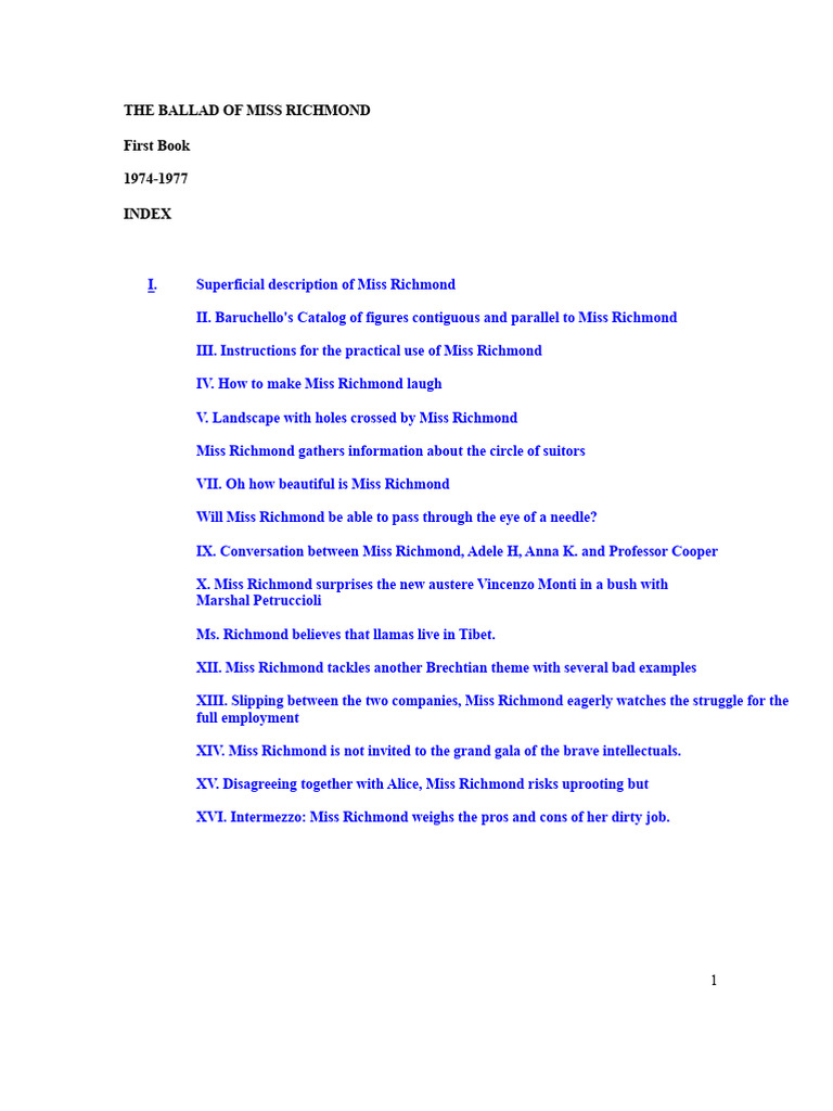 The Complete Adventures of Miss Richmond | PDF | Feather