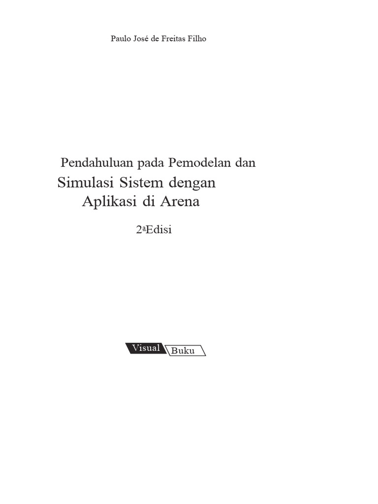 Pemodelan dan Simulasi Sistem Arena | PDF