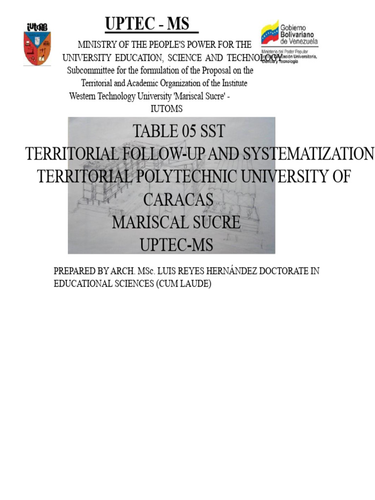 Uptec-Ms Final Territorialization Presentation | PDF | Science ...