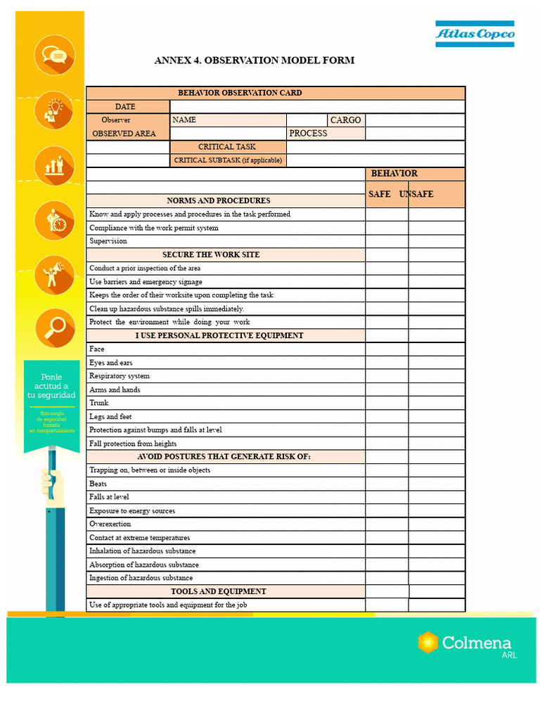 Annex 4. Observation Sheet | PDF
