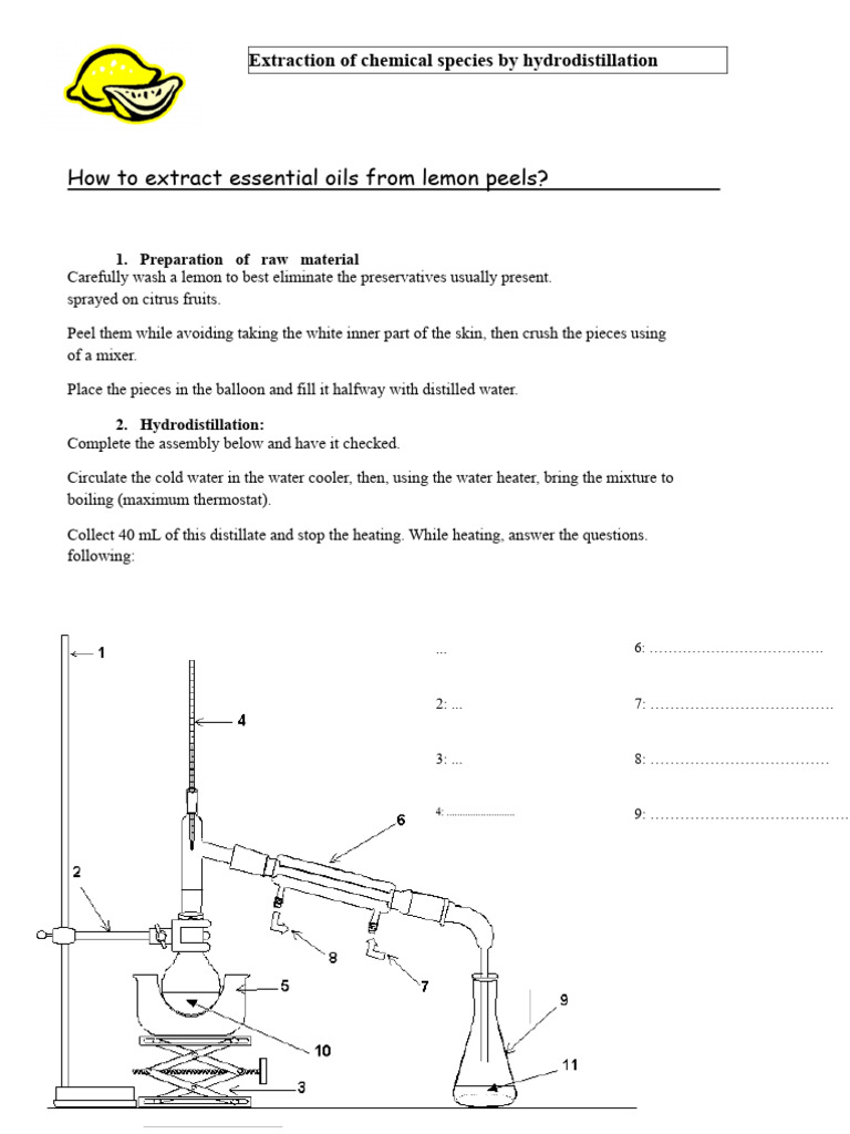 Hydrodistillation Lab | PDF | Distillation | Solubility