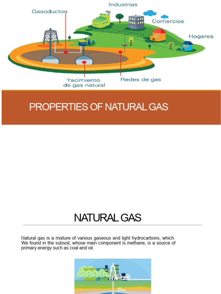 Properties of Natural Gas | PDF | Gases | Natural Gas