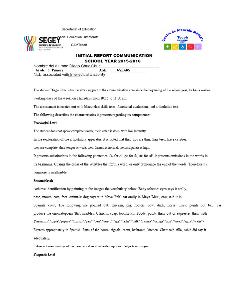 Communication Report 1st Quarter 2015-16 | PDF | Word | Gesture