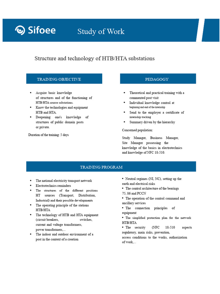 HTB/HTA Substation Training Overview | PDF | Electronics | Electrical ...