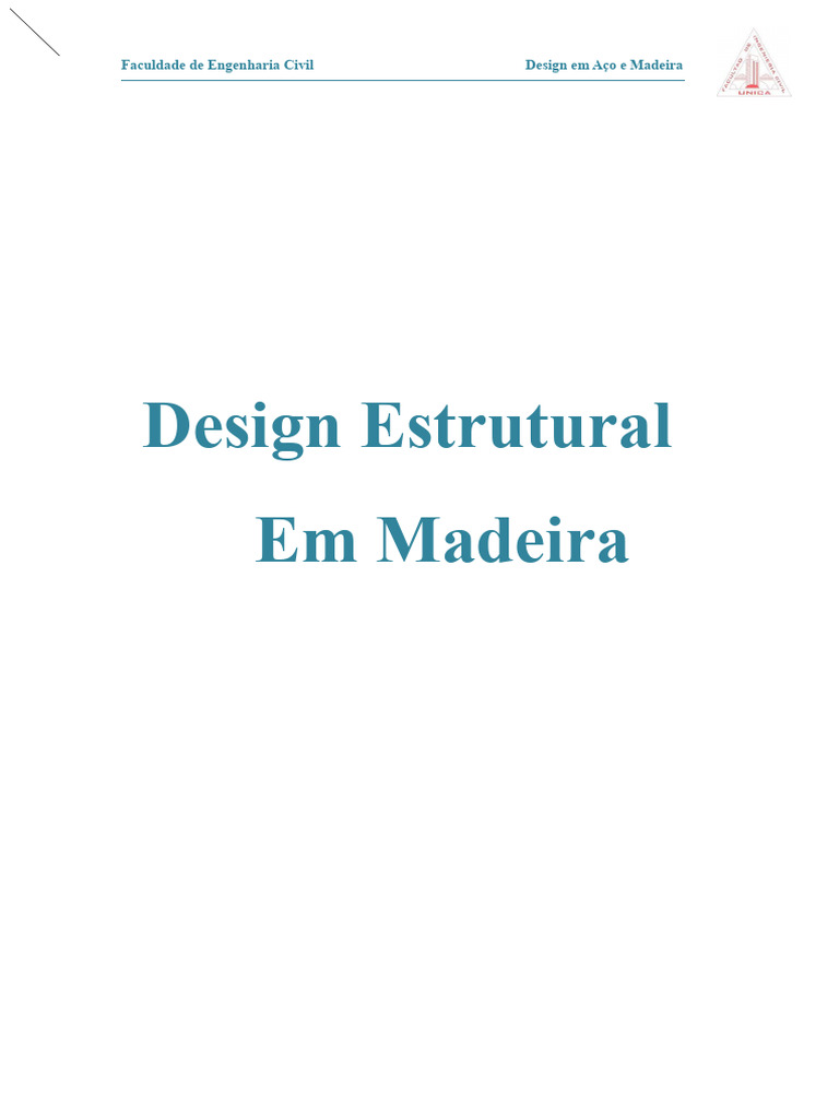 DESIGN ESTRUTURAL EM MADEIRA | PDF | Madeira | Engenharia Estrutural
