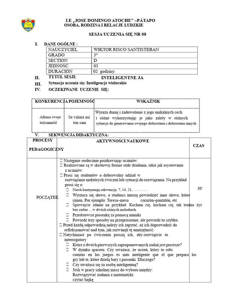 Sesja 08 - Inteligentne Ja | PDF