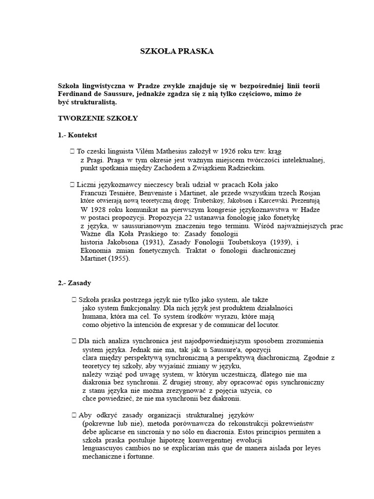 2 Szkoła Praska | PDF