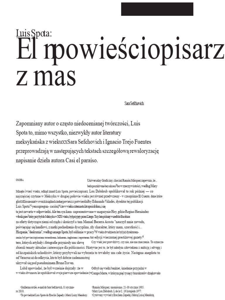 Luis Spota | PDF