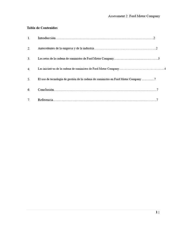 Retos y Estrategias de Ford en SCM | PDF | Logística | Six Sigma