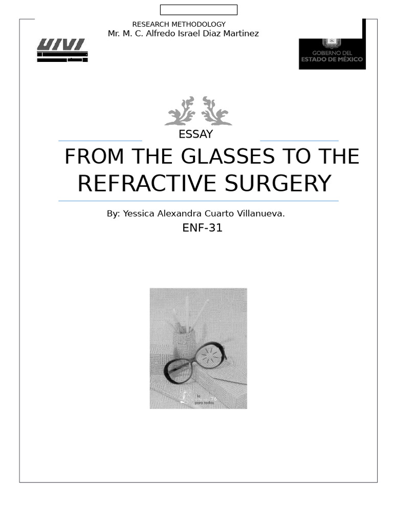 From Glasses to Refractive Surgery | PDF | Glasses | Vision