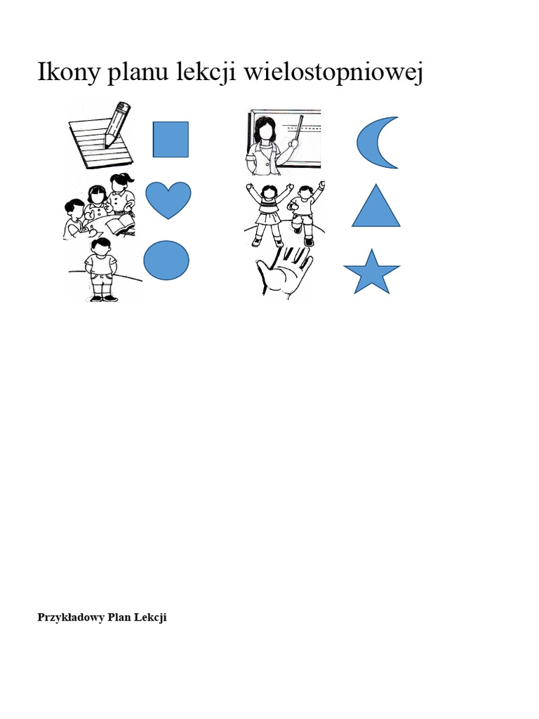 Ikony Planu Lekcji Wielopoziomowej | PDF