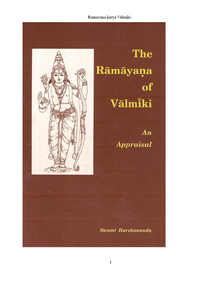 Valmiki Ramayana | PDF
