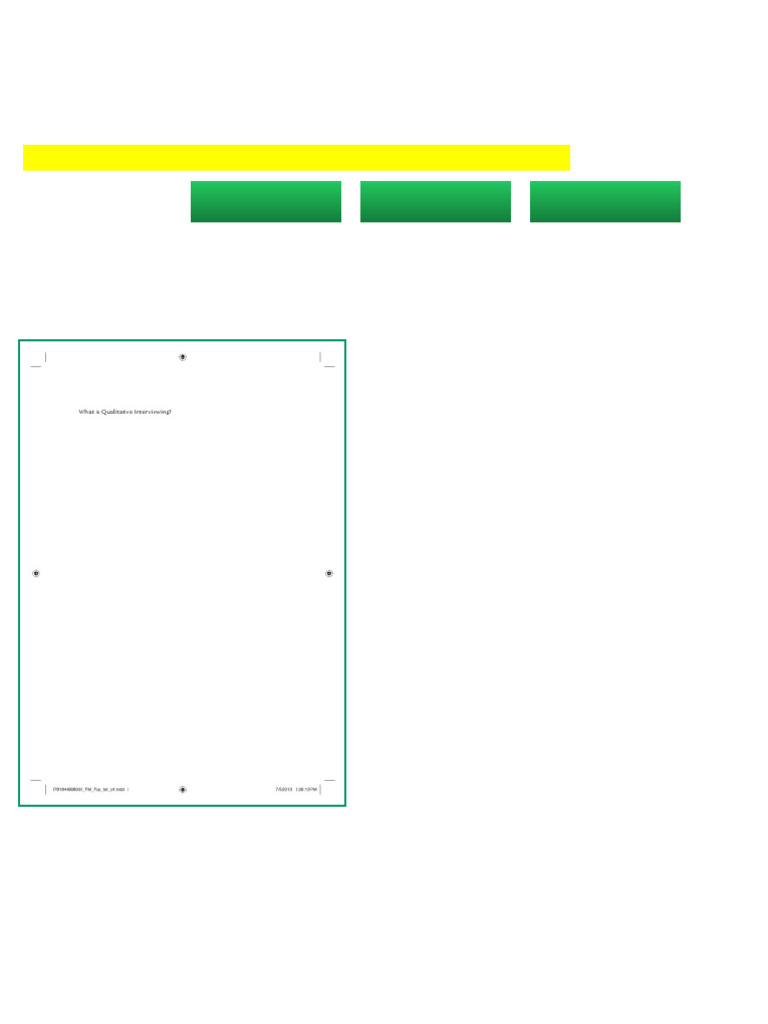 What Is Qualitative Interviewing Rosalind Edwards No Waiting Time | PDF ...