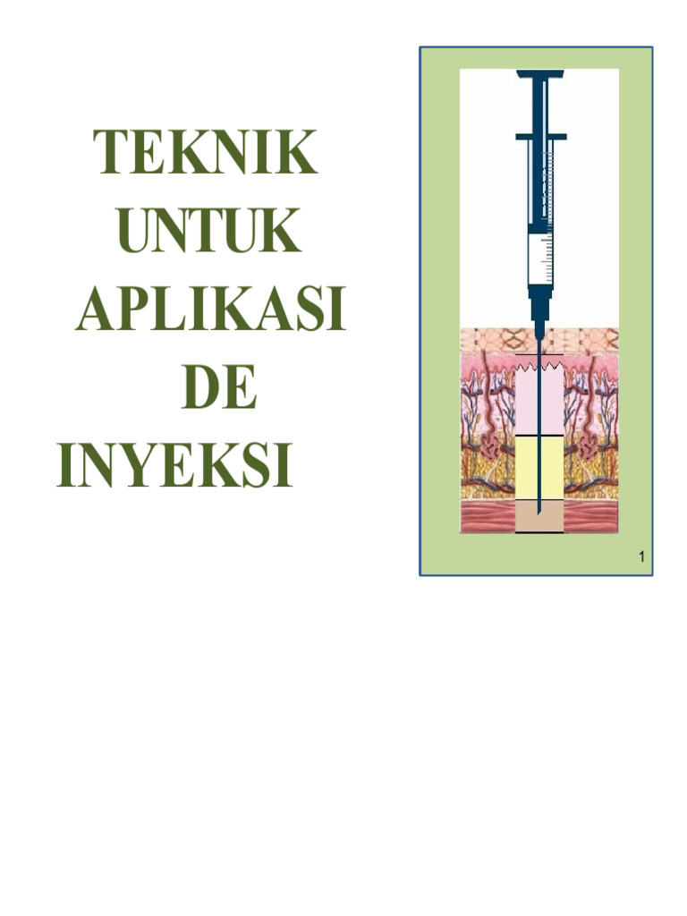 Teknik Injeksi Intramuskular yang Benar | PDF