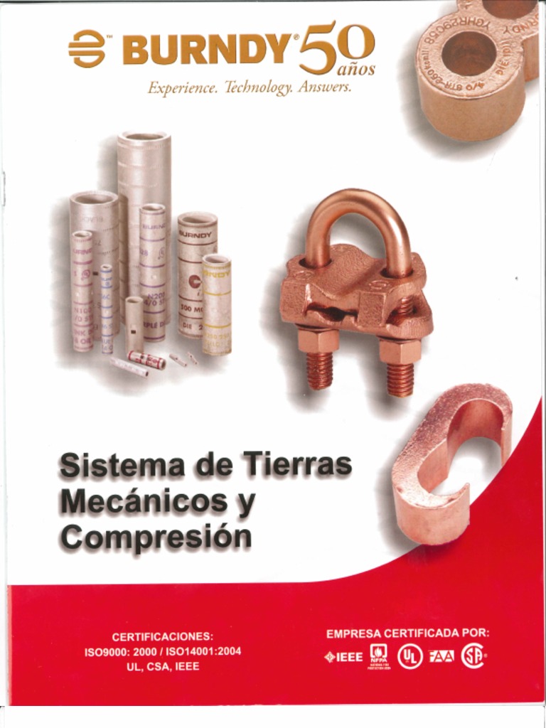 BURNDY Sistema de Tierras ES | PDF