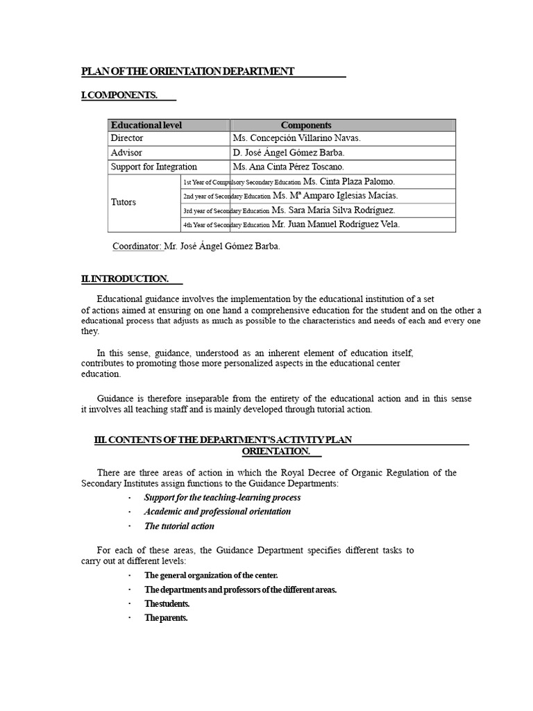 POA Orientation PDF | PDF | Evaluation | Teachers