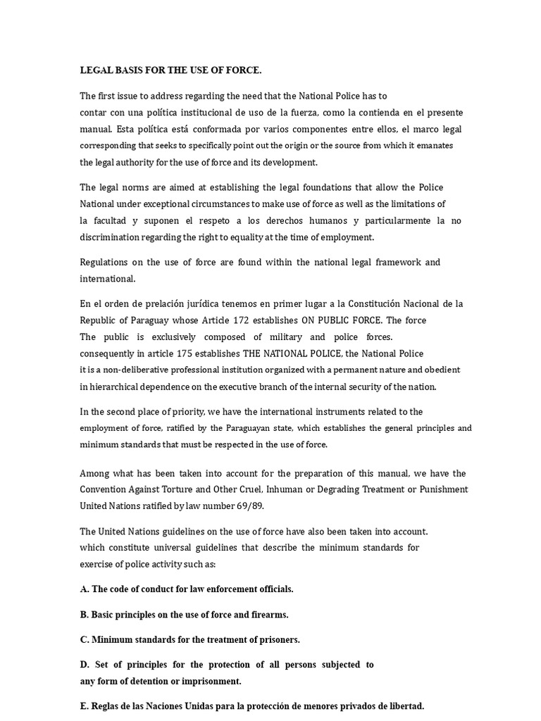 Unit 2 - Part 2 Use of Force | PDF | Police | Use Of Force