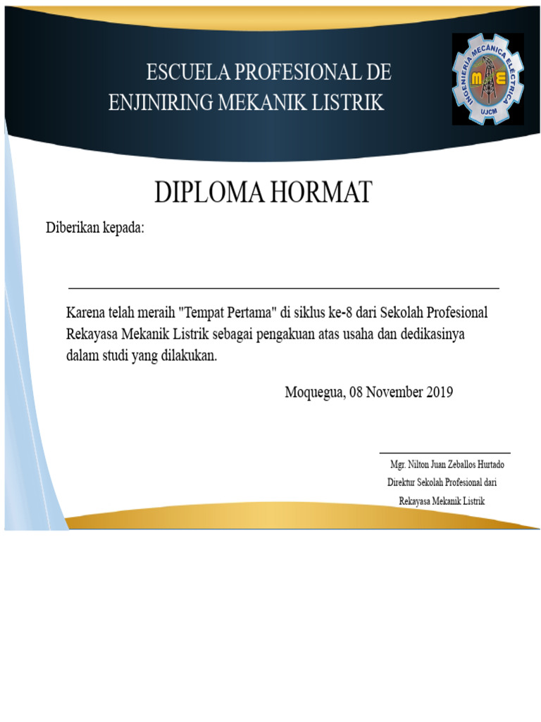 Model Diploma | PDF