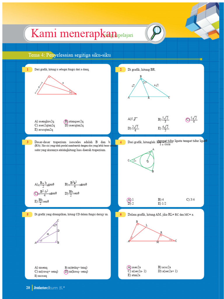 Penyelesaian Masalah Trigonometri Siku-Siku | PDF