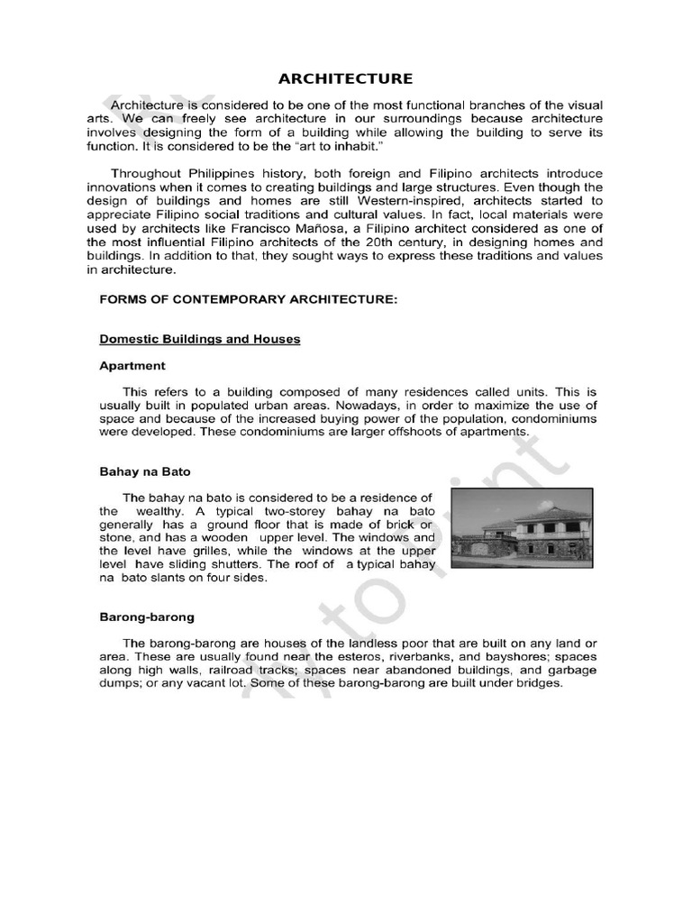 Architecture | PDF