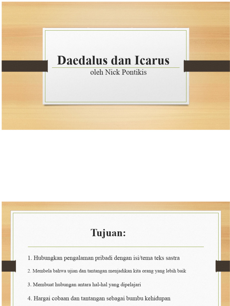 Daedalus Dan Icarus | PDF