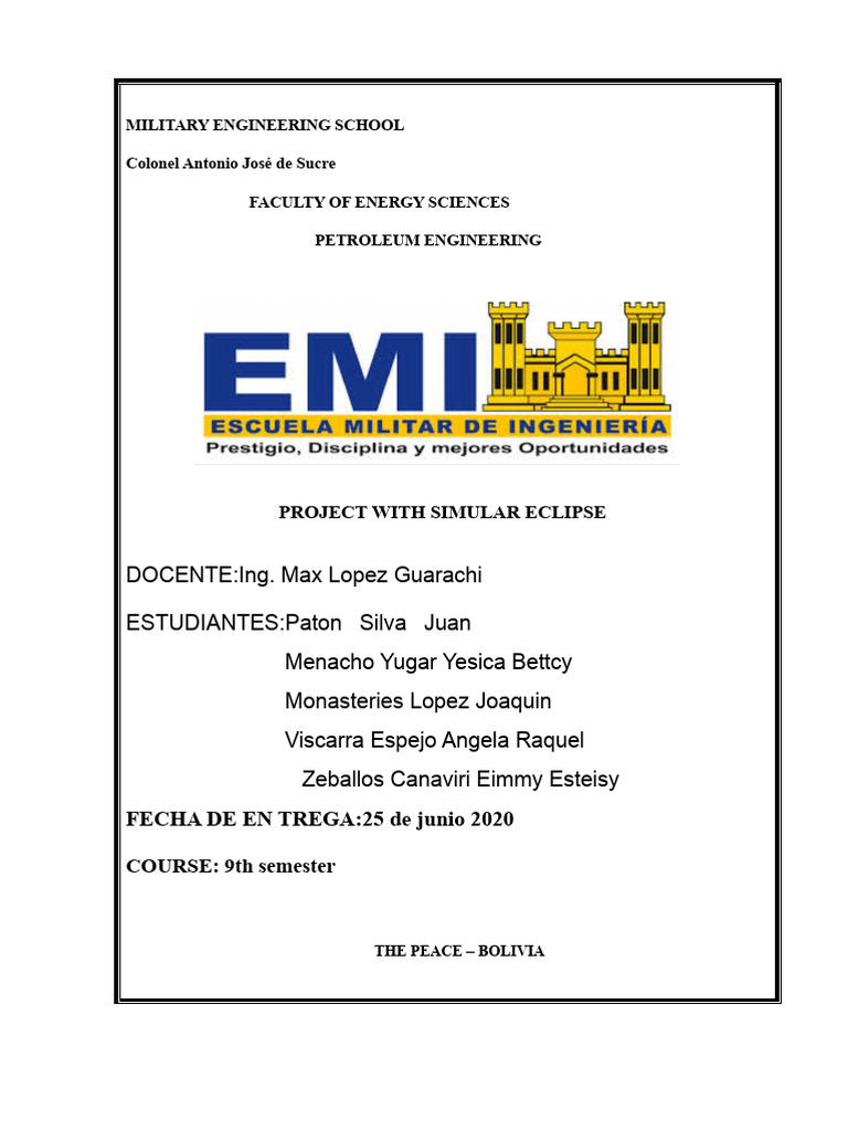 Simulation Project | PDF | Petroleum Reservoir | Simulation