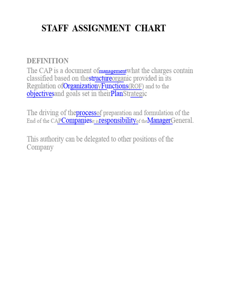 Staff Assignment Chart | PDF | Justice | Crime & Violence