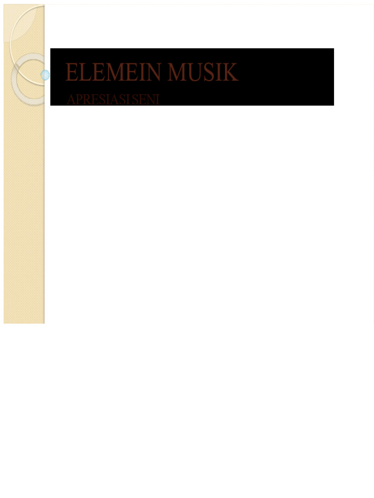 Unsur-Unsur Musik | PDF