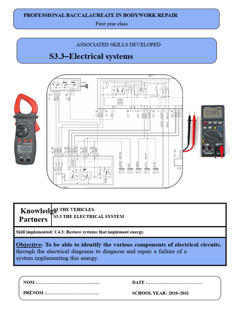 Bodywork Repair Electrical Systems Guide | PDF | Voltage | Electrical ...