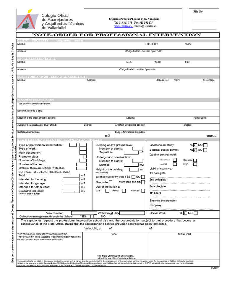 Professional Intervention Note-Order Template | PDF