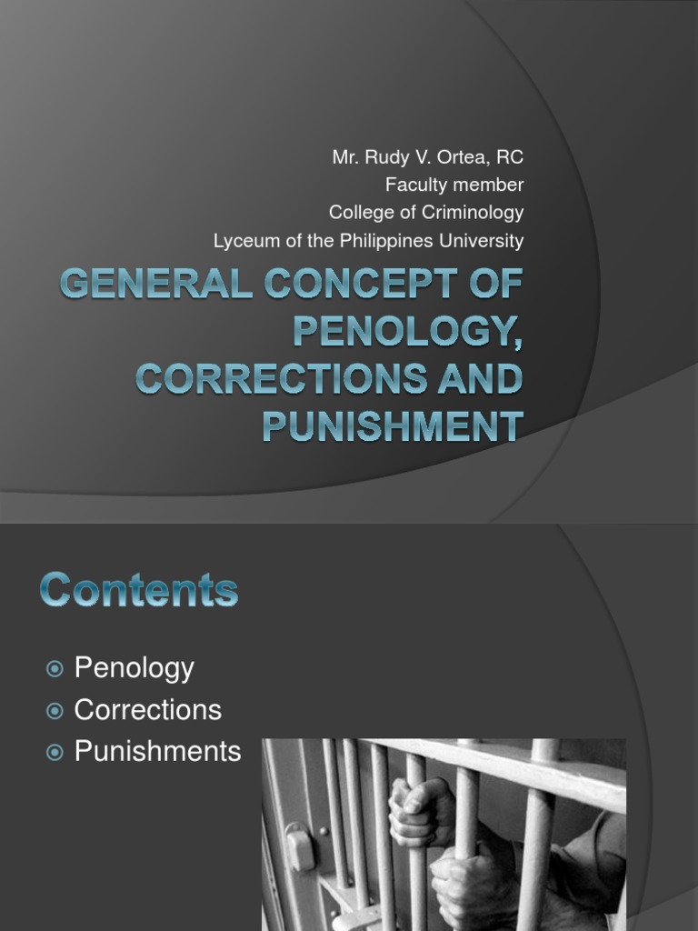Overview of Penology Concepts | PDF | Penology | Punishments