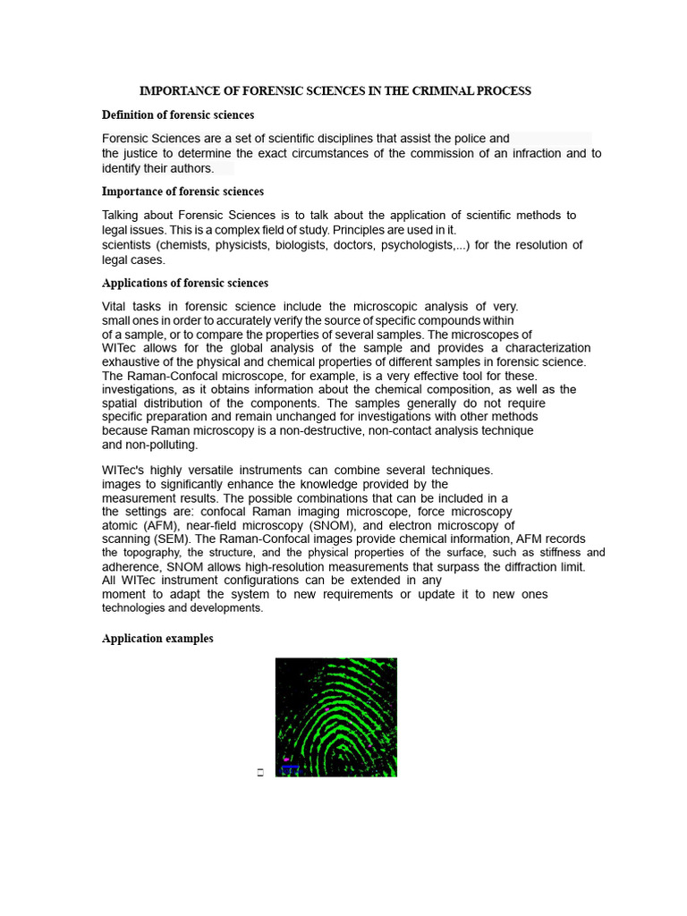 Forensic Sciences in Criminal Justice | PDF | Forensic Science | Firearms