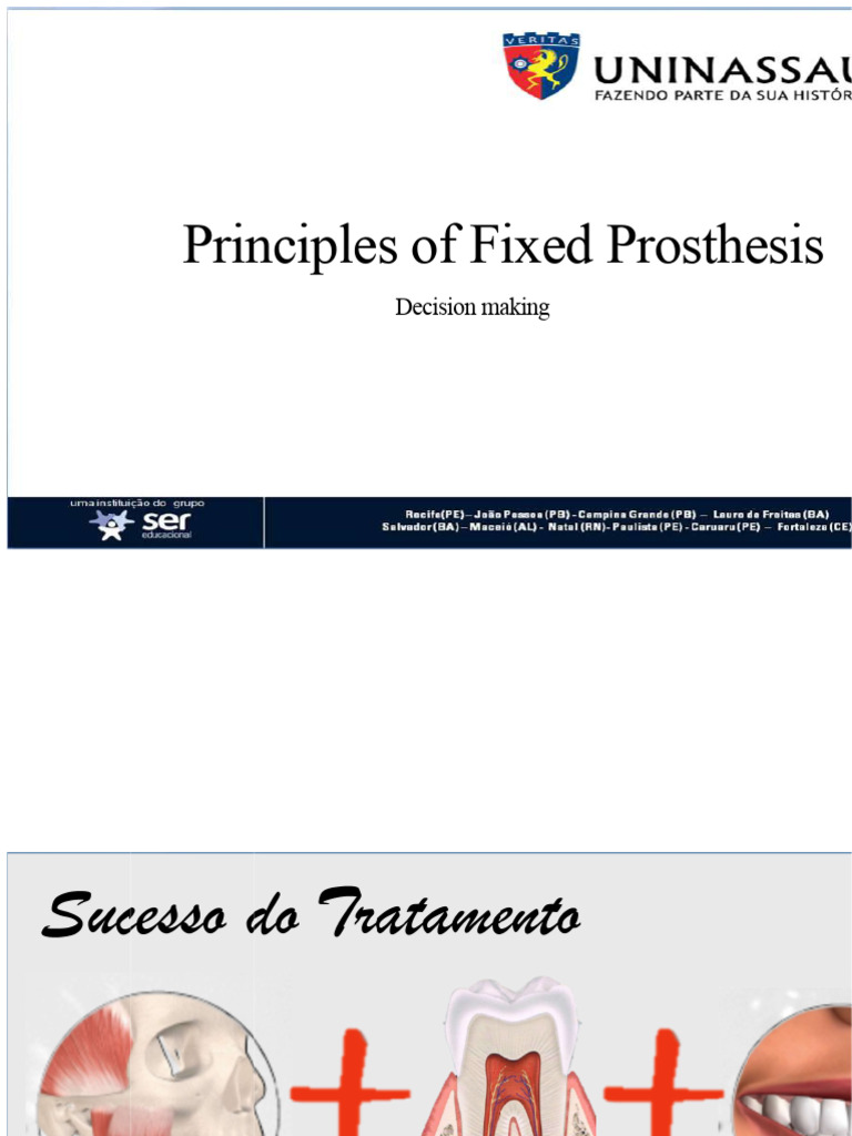 Fixed Prosthesis Principles and Guidelines | PDF | Periodontology ...