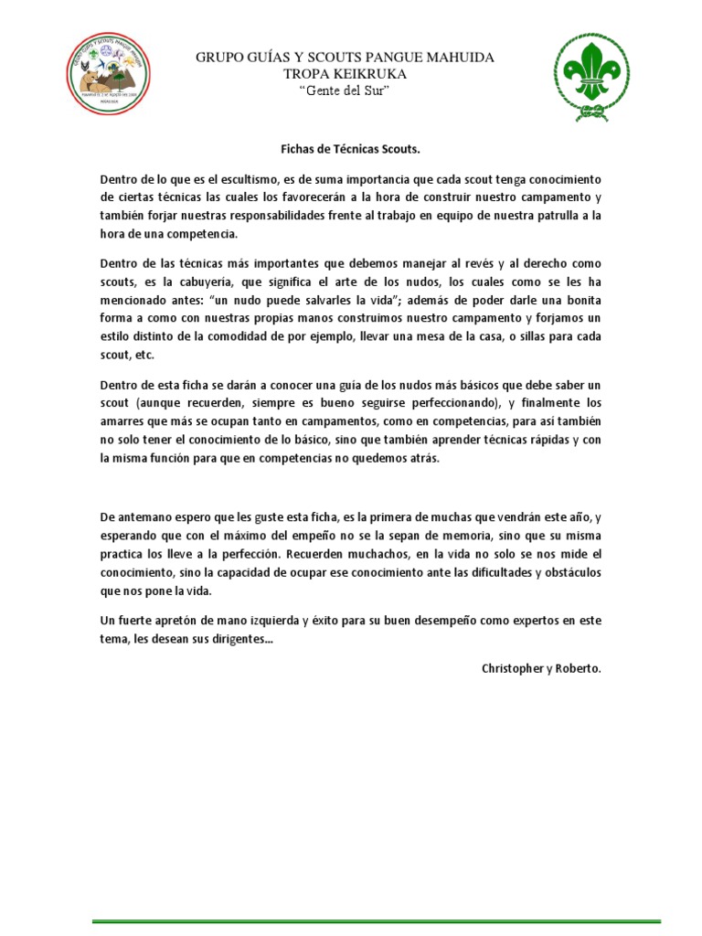 Guía de Nudos y Amarres | PDF | Exploración | Nudo