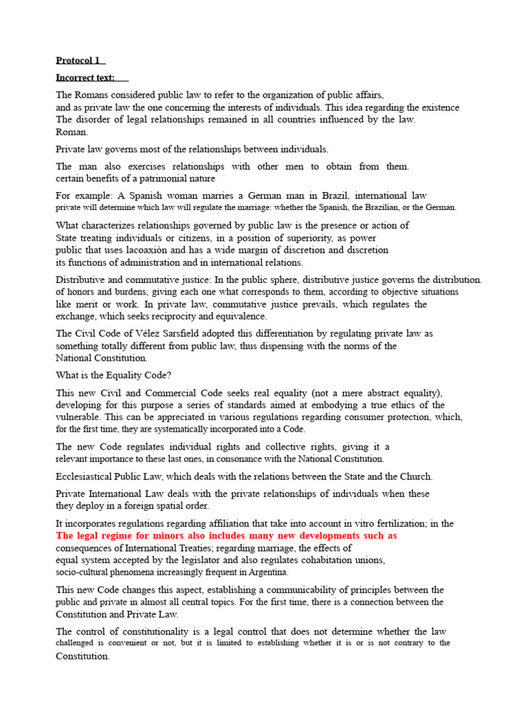 Public vs. Private Law Explained | PDF | Constitution | International Law