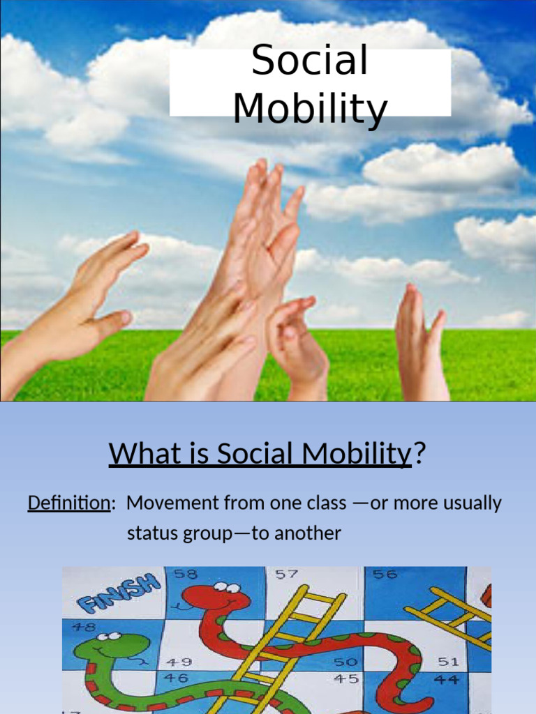 Social Mobility PowerPoint | PDF